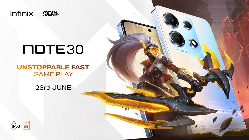 MLBB နှင့် ပူးပေါင်းထားသည့် Infinix Note 30 ဖုန်းကို ဇွန်လ၂၃ မှာ မိတ်ဆက ...